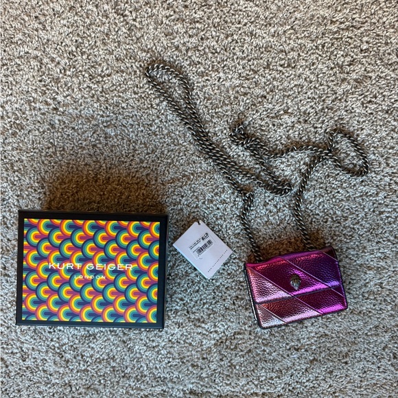 Kurt Geiger | Bags | Kurt Geiger Metallic Micro Purse | Poshmark